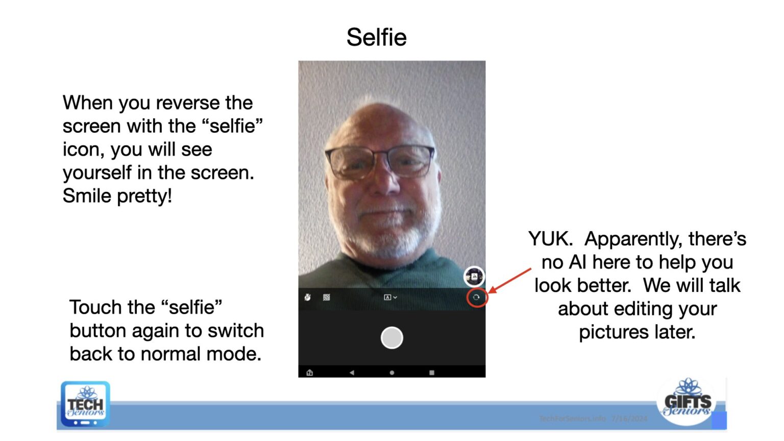 Using the Camera Application – Tech for Seniors